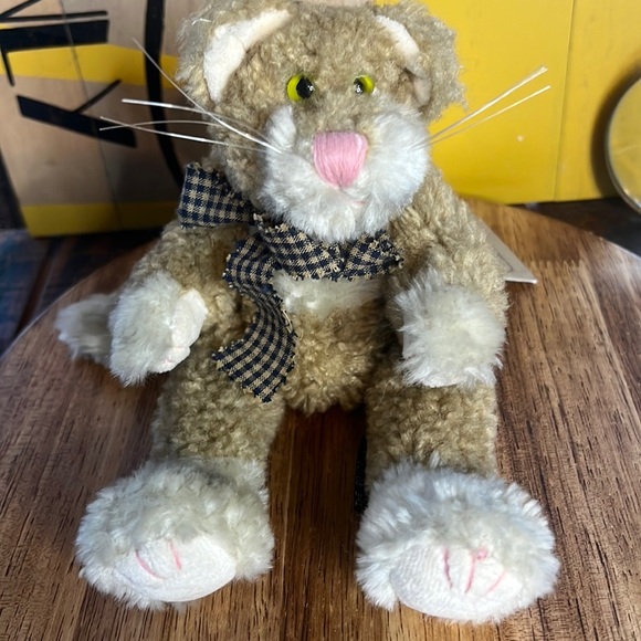 Boyds Bears | Toys | The Boyds Collection Vintage Fuzzy Cat With Bow ...